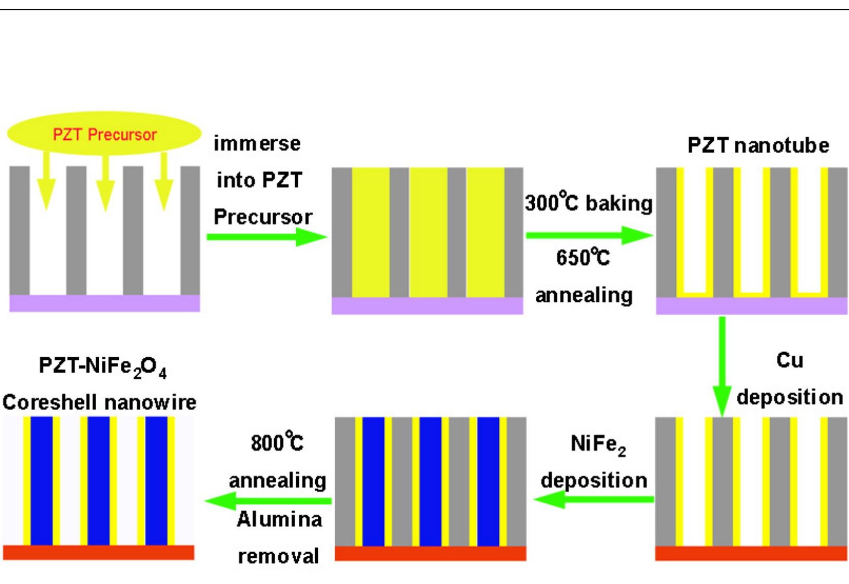 16: schematic of the flow chart of synthesis core-shell