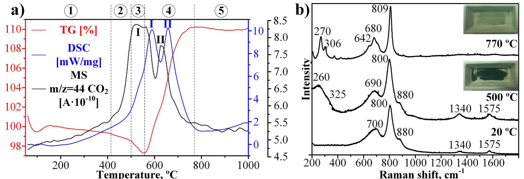 Curves of differential scanning calorimetry (dsc),
