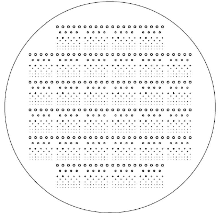 Test wafer schematic