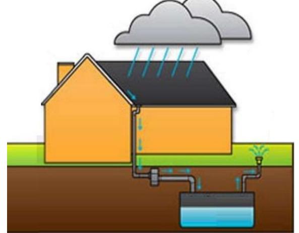 The main components of rainwater harvesting are; catchment