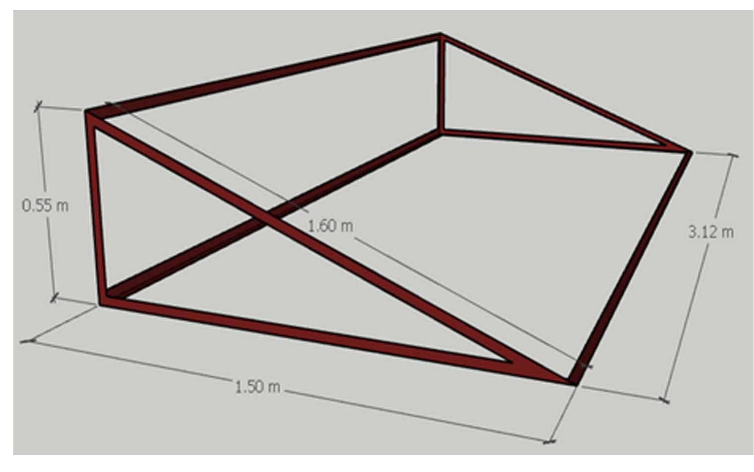 Beam - google sketchup design beam has the proportions