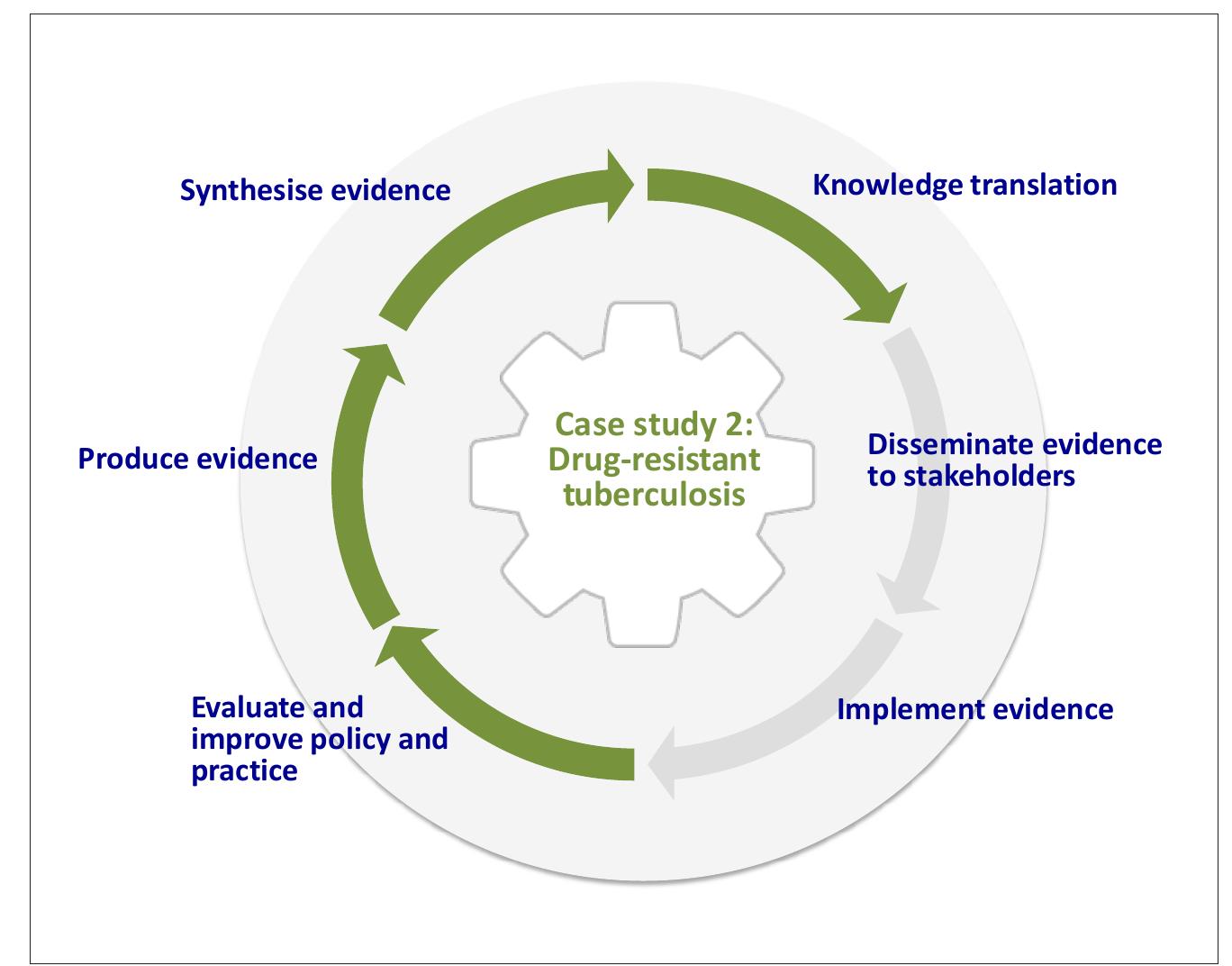Evidence ecosystem: case study 2. (adapted from: