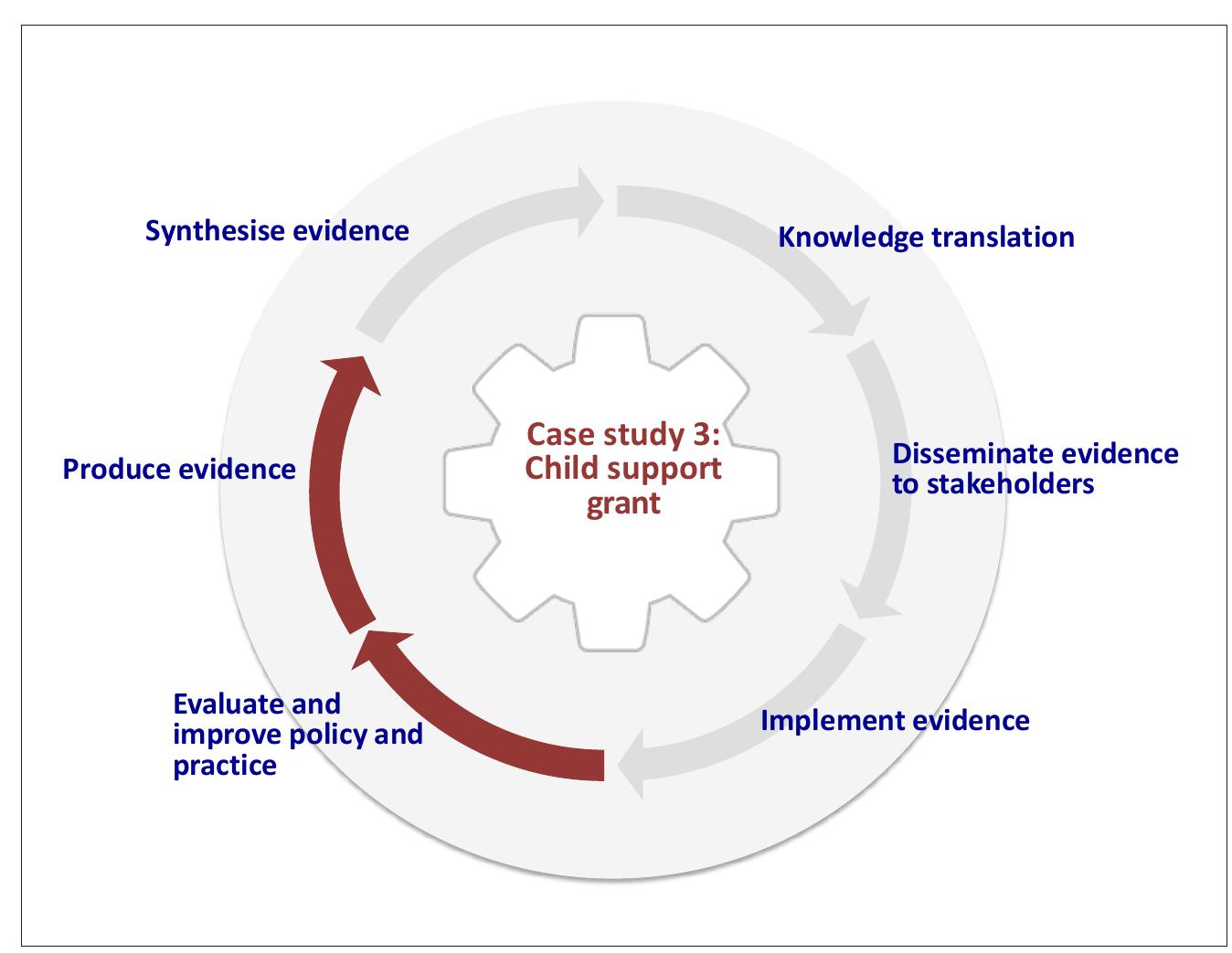 Evidence ecosystem: case study 3.(adapted from: