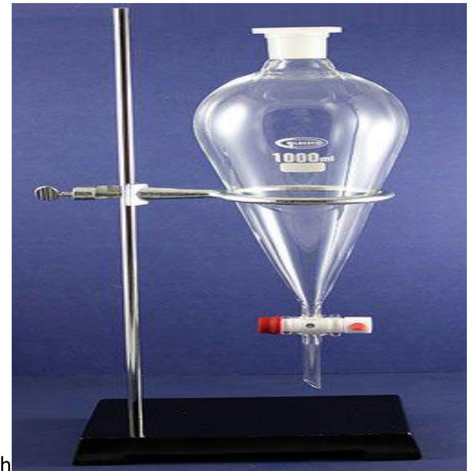 Separator funnel 3.2.3 sampling procedure: