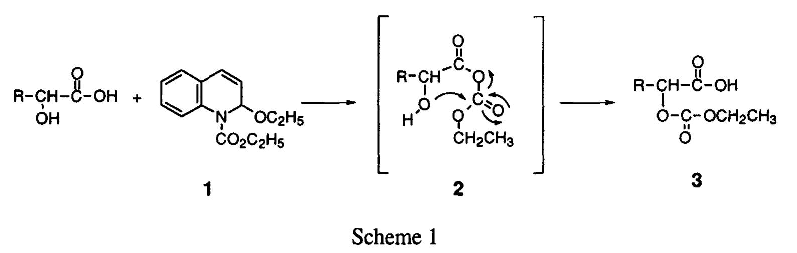 The coupling reaction of carboxylic acids with amines or