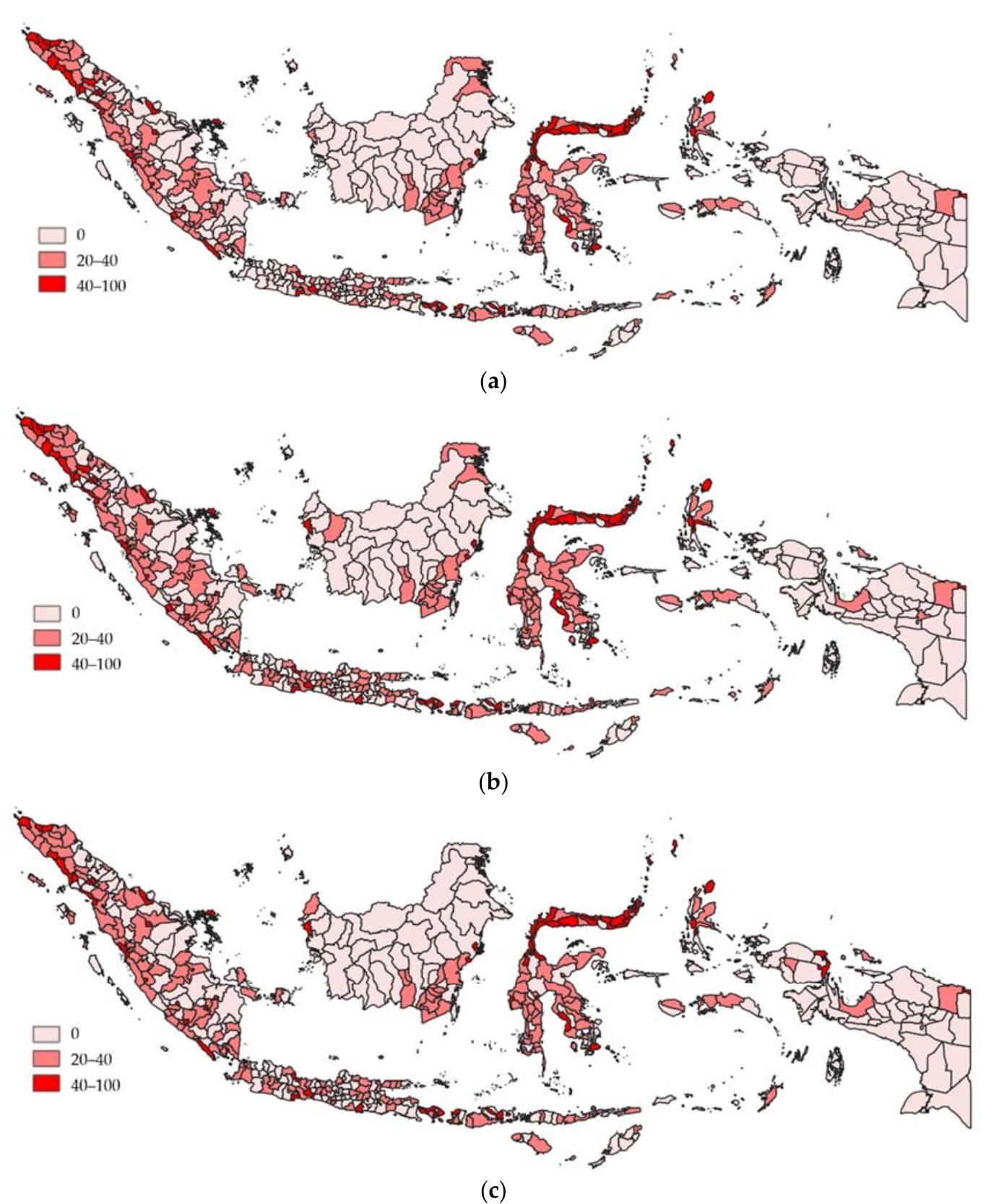 A2. 2018 indonesian rai using the national road network map,
