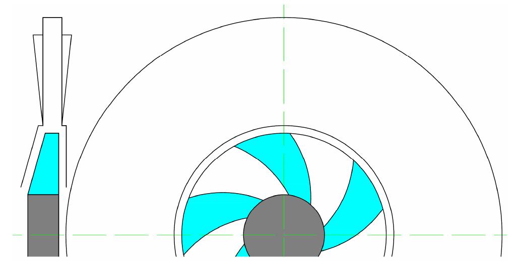 Bladeless diffuser—radial fan. in centrifugal fans, where