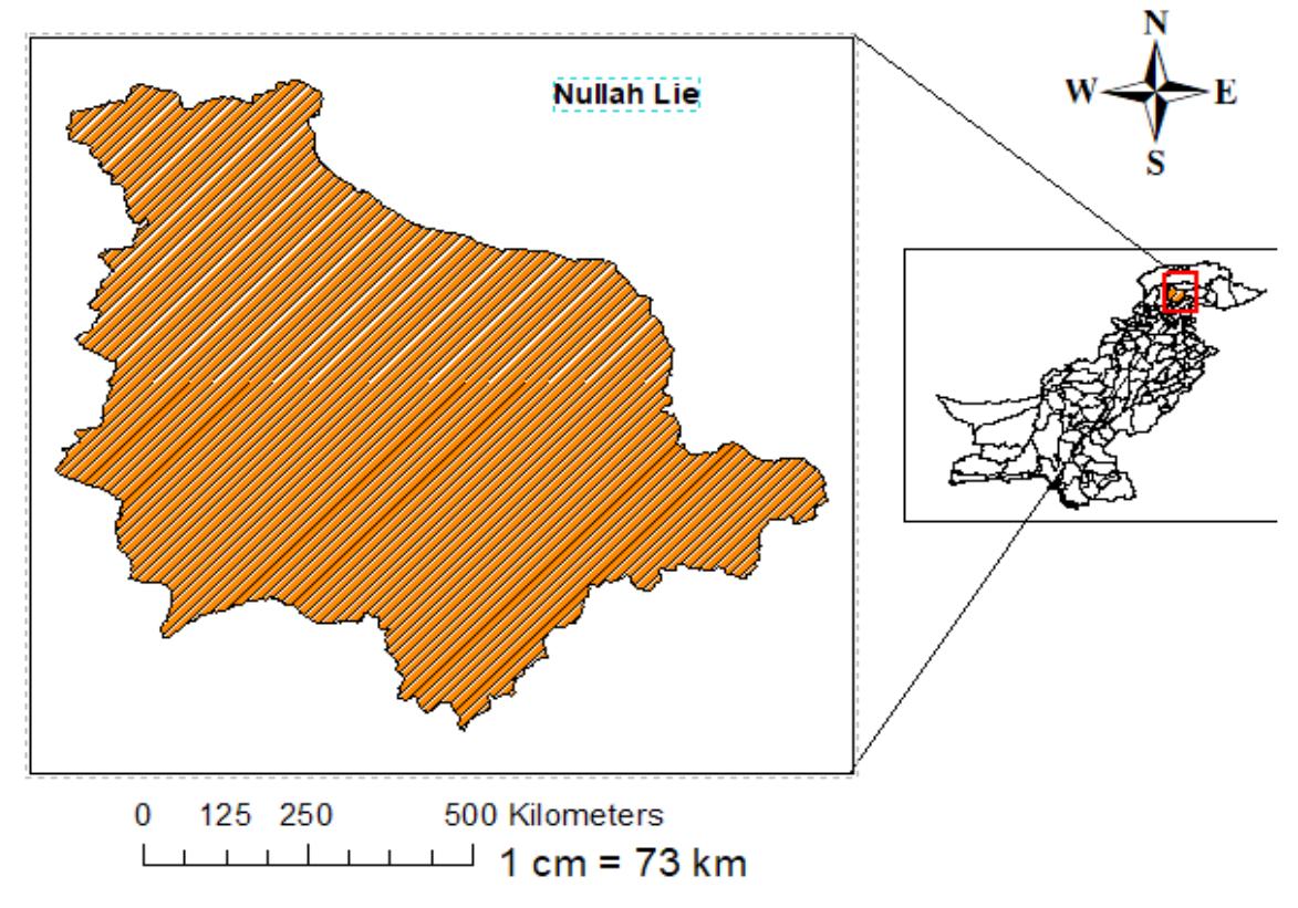 | map of hazara (study area). gis (geographic information
