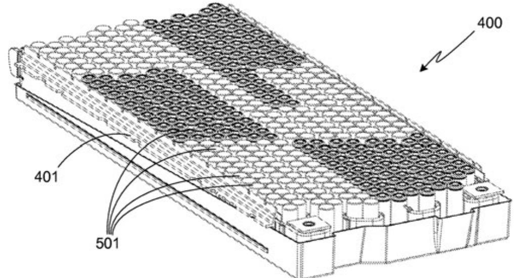 Tesla model s battery module which comprises of cells,