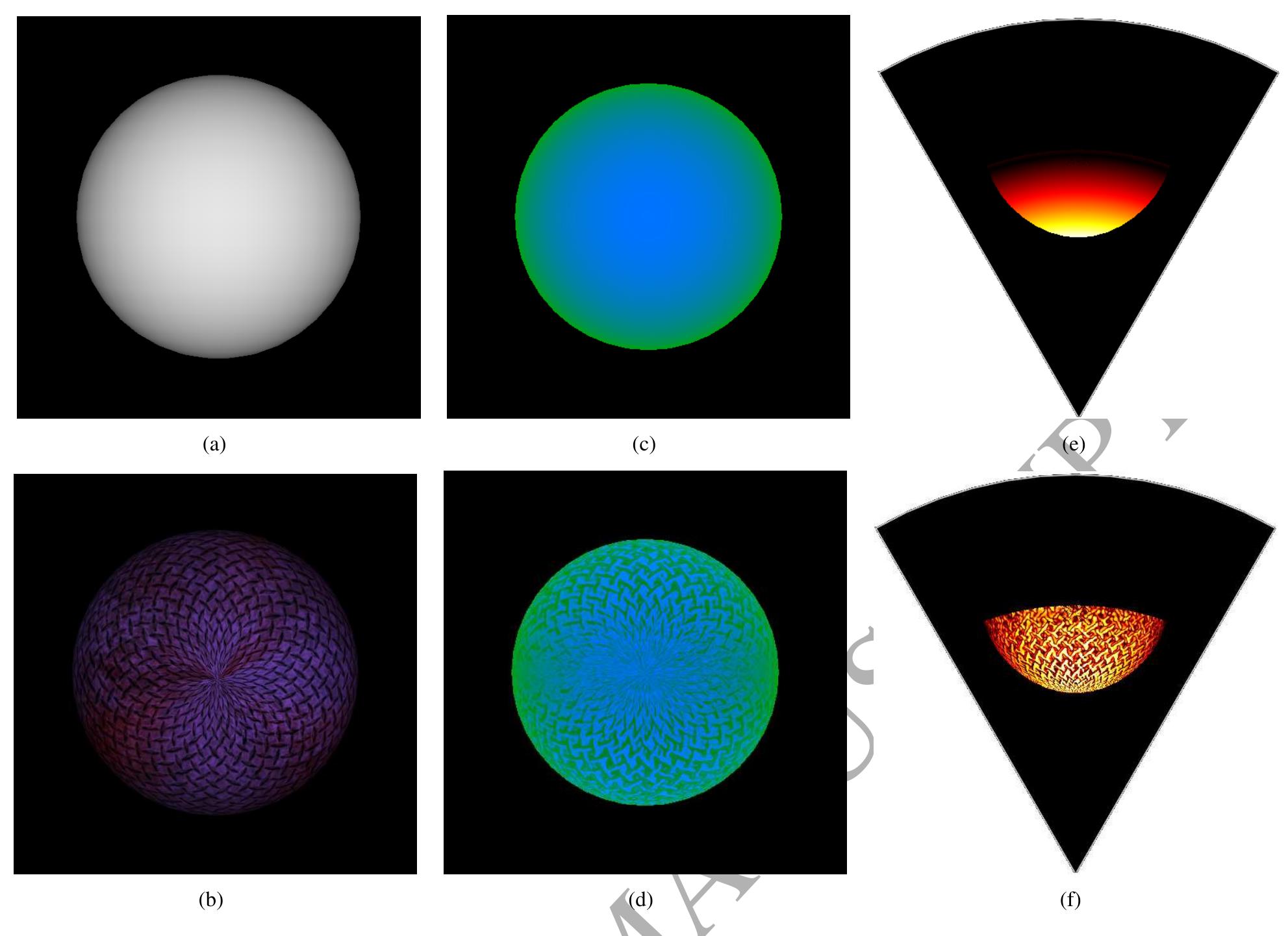 Example of shader rendering with normal mapping: a