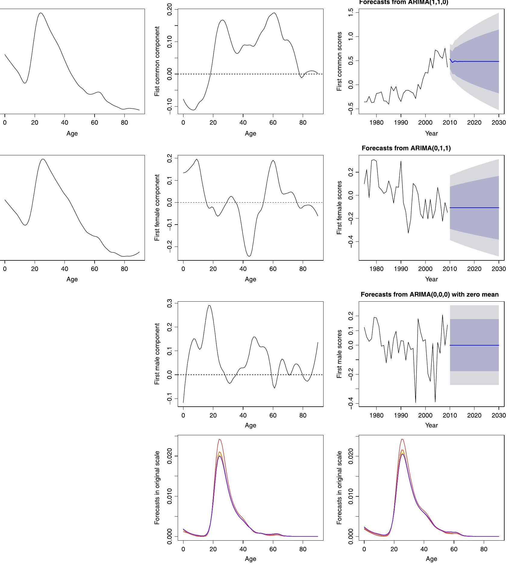 Functional principal component decomposition for the