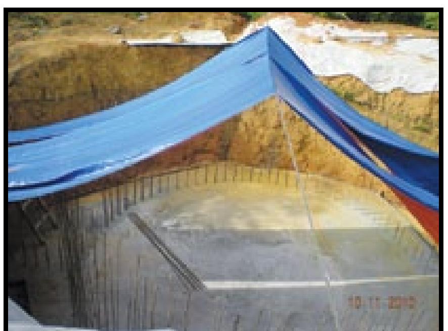 Basic diagram of a biogas plant