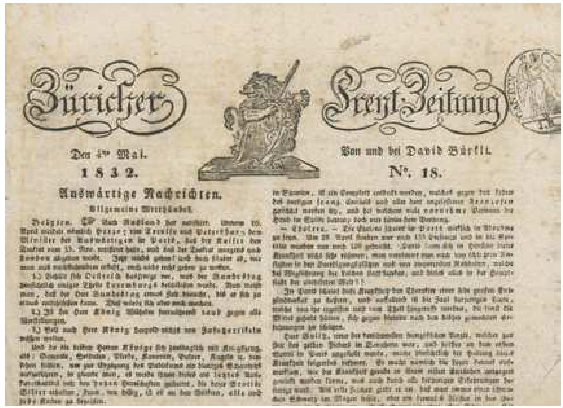 Example of a newspaper duty stamp: david burkli, ed.