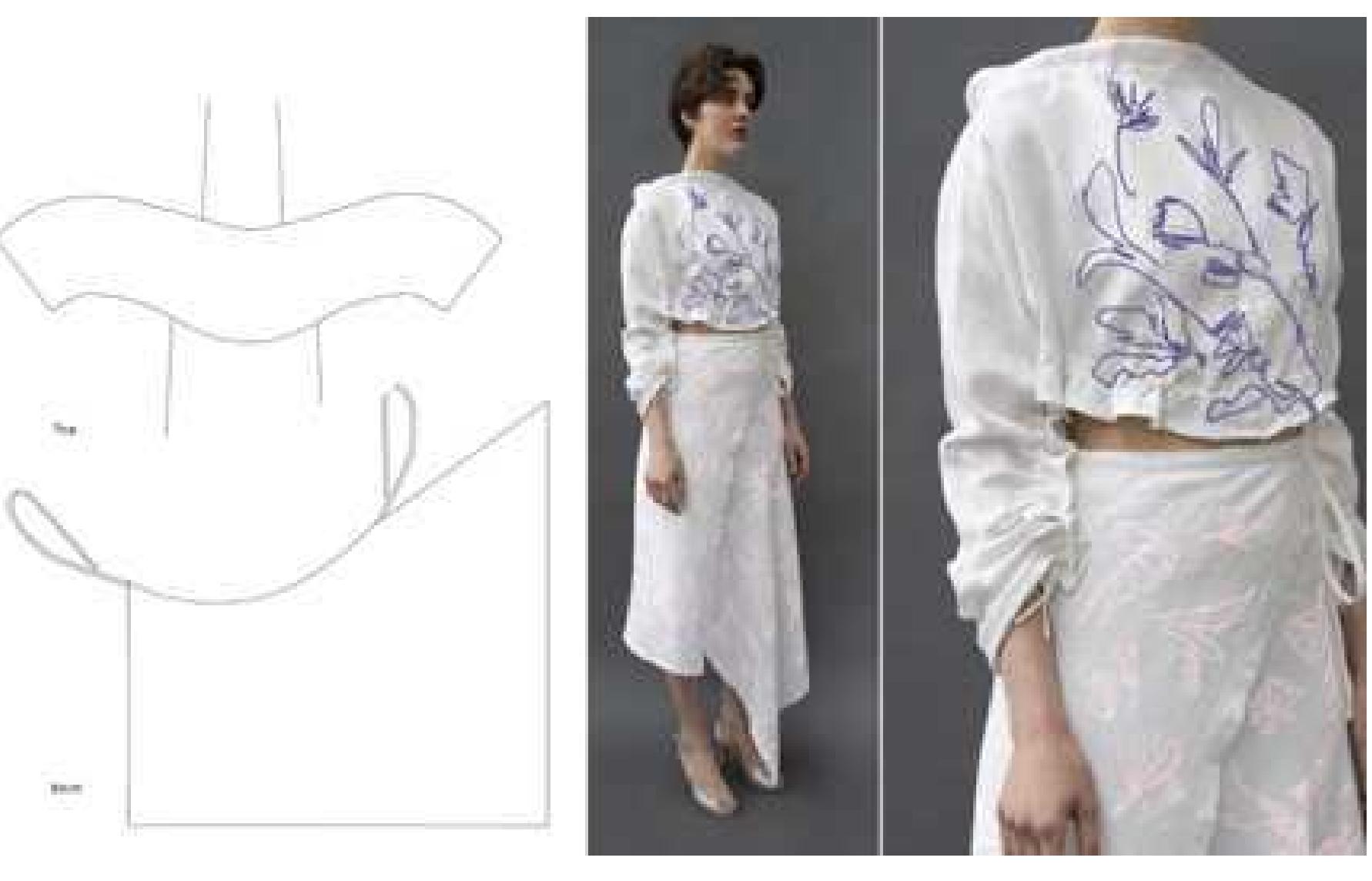 A schematic illustration of the modular shapes and