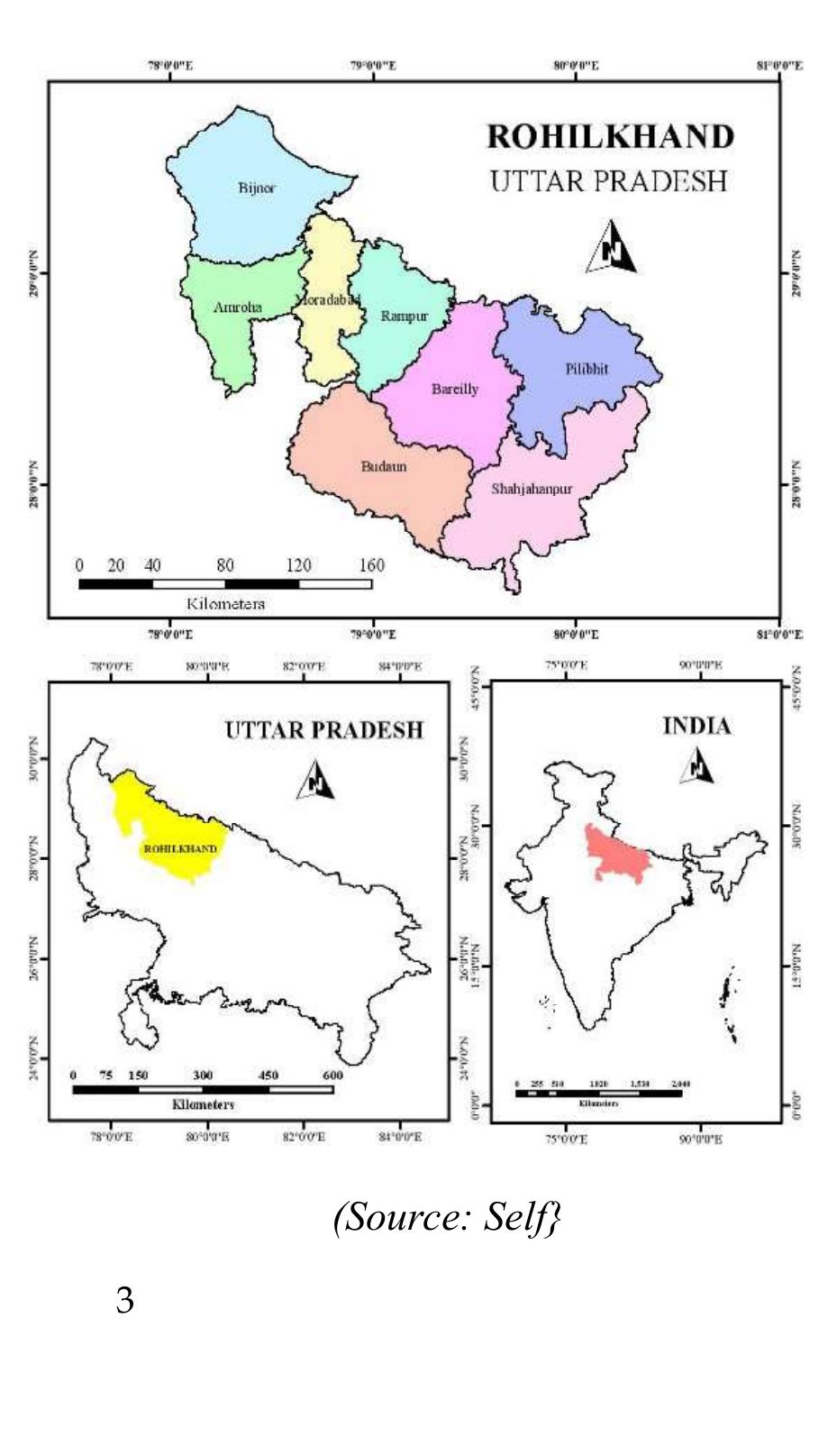 Rohilkhand plain has a monsoonal climate with a rhythm of