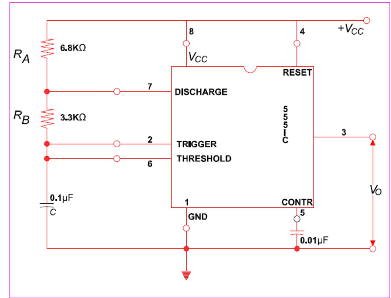 Astable multivibrator circuit schematic 3.2 system