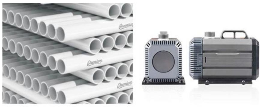 Half inch pvc pipe and submersible pump
