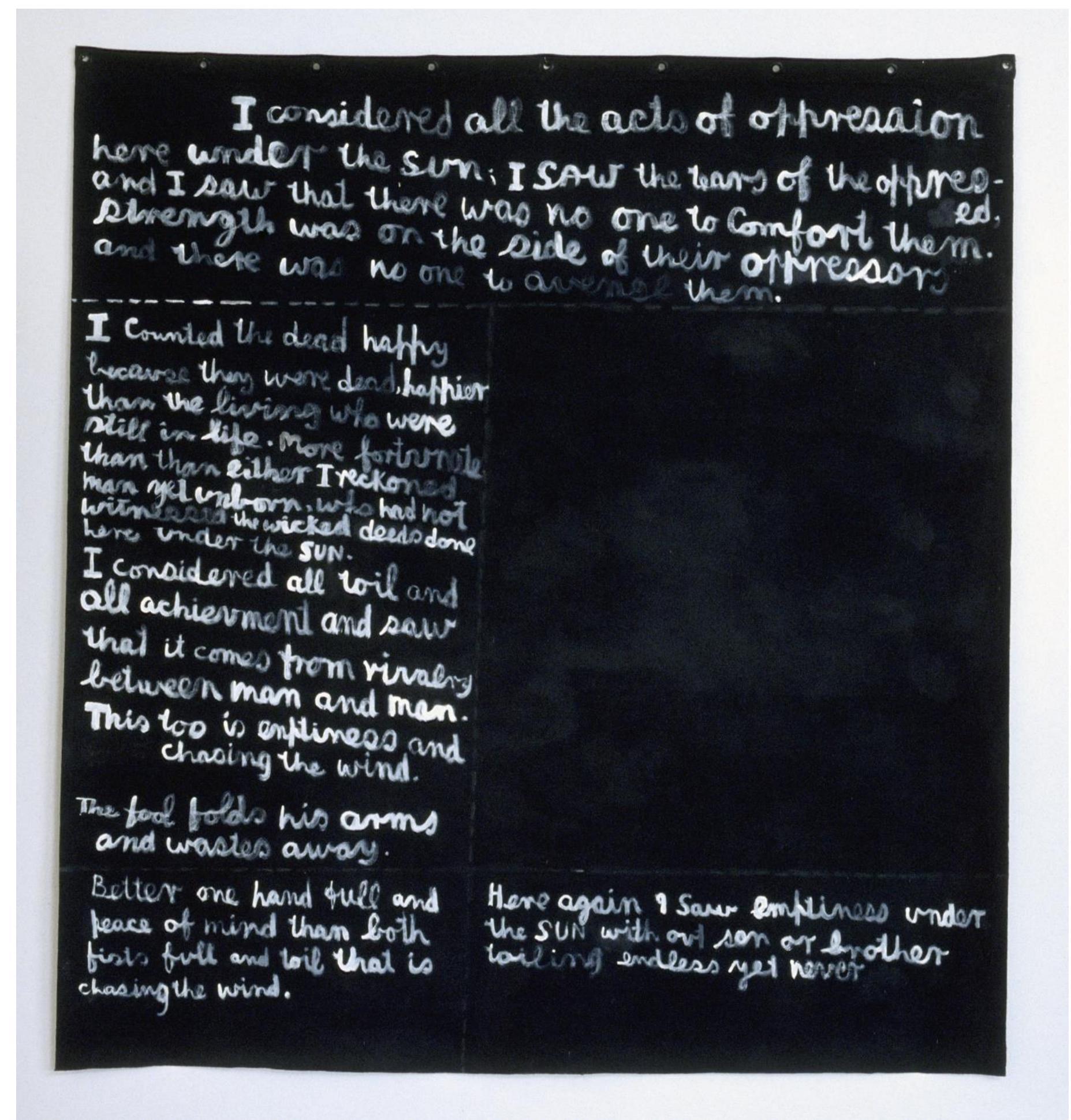 Colin mccahon, i considered all the acts of oppression,