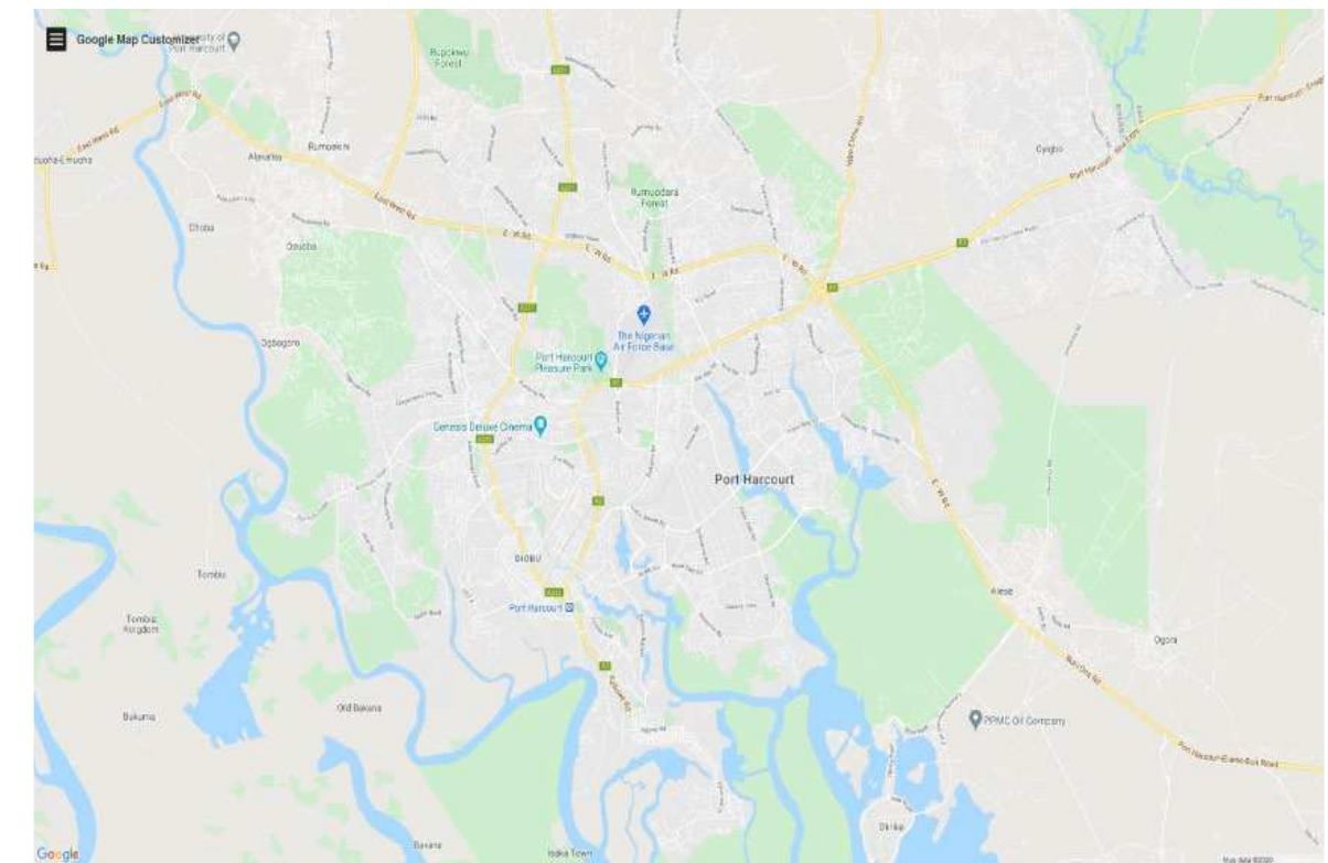 Google earth map of port harcourt [23]
