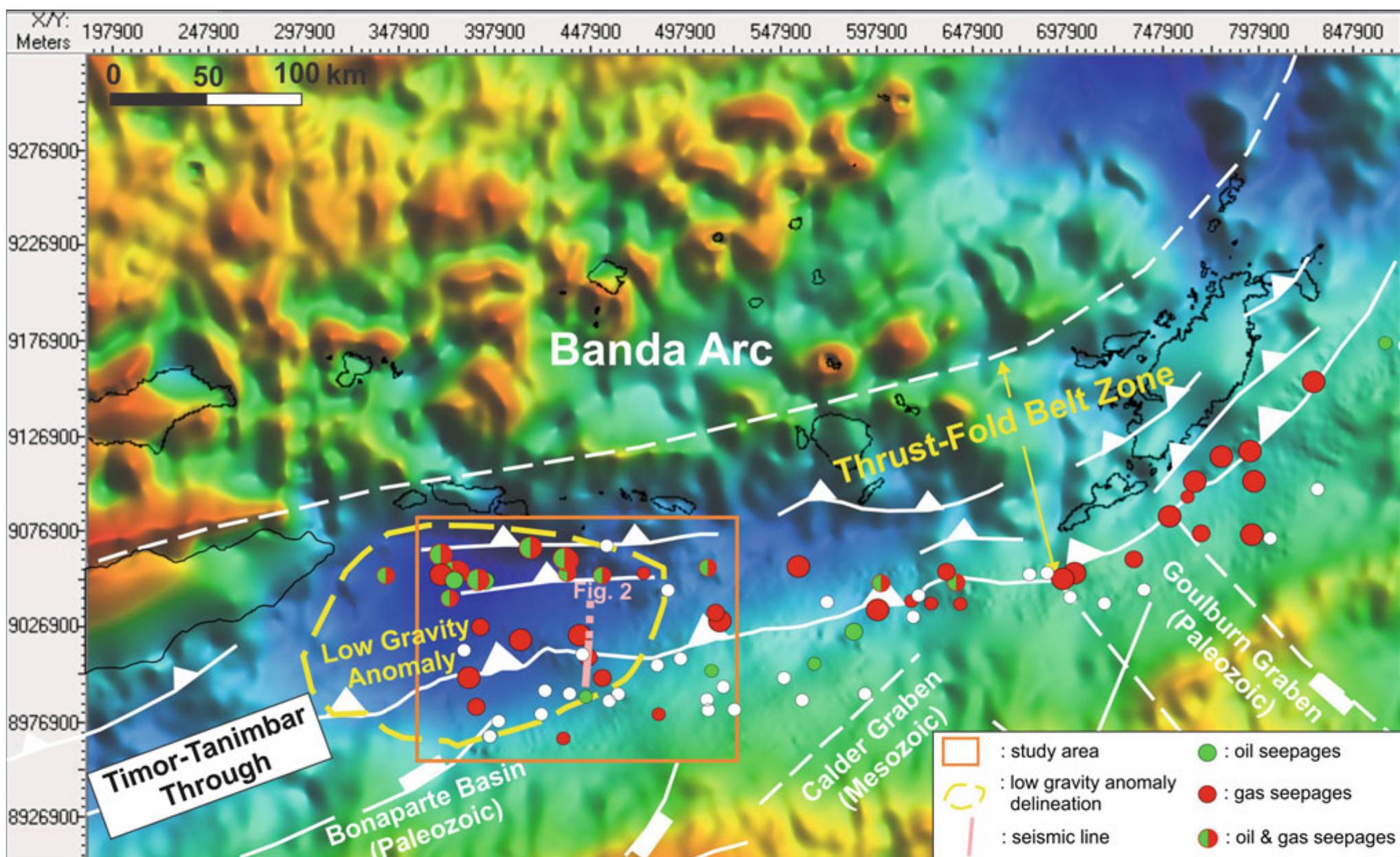 The isostatic residual gravity map of timor-tanimbar area