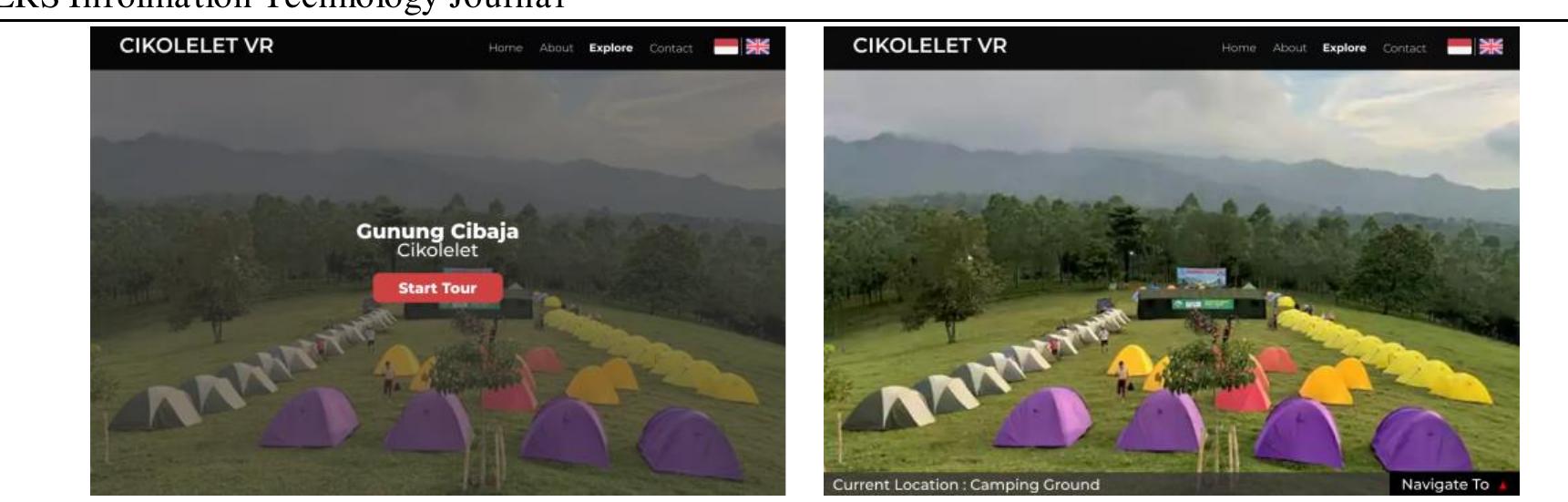 Figure 8 - UI/UX Design for Tourism Village Website Using