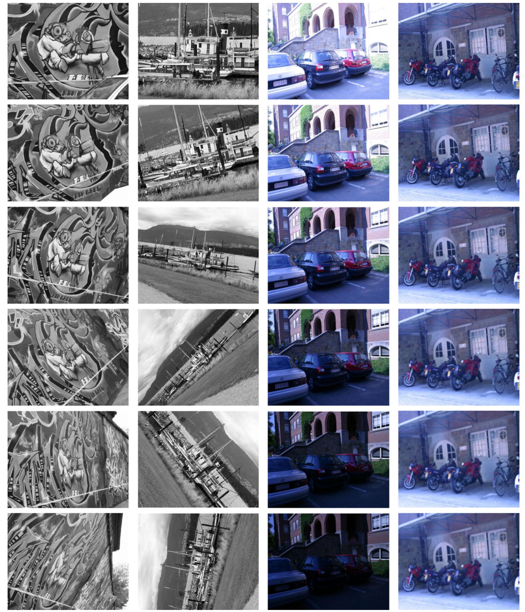 The test images sequence used for the first experiment.
