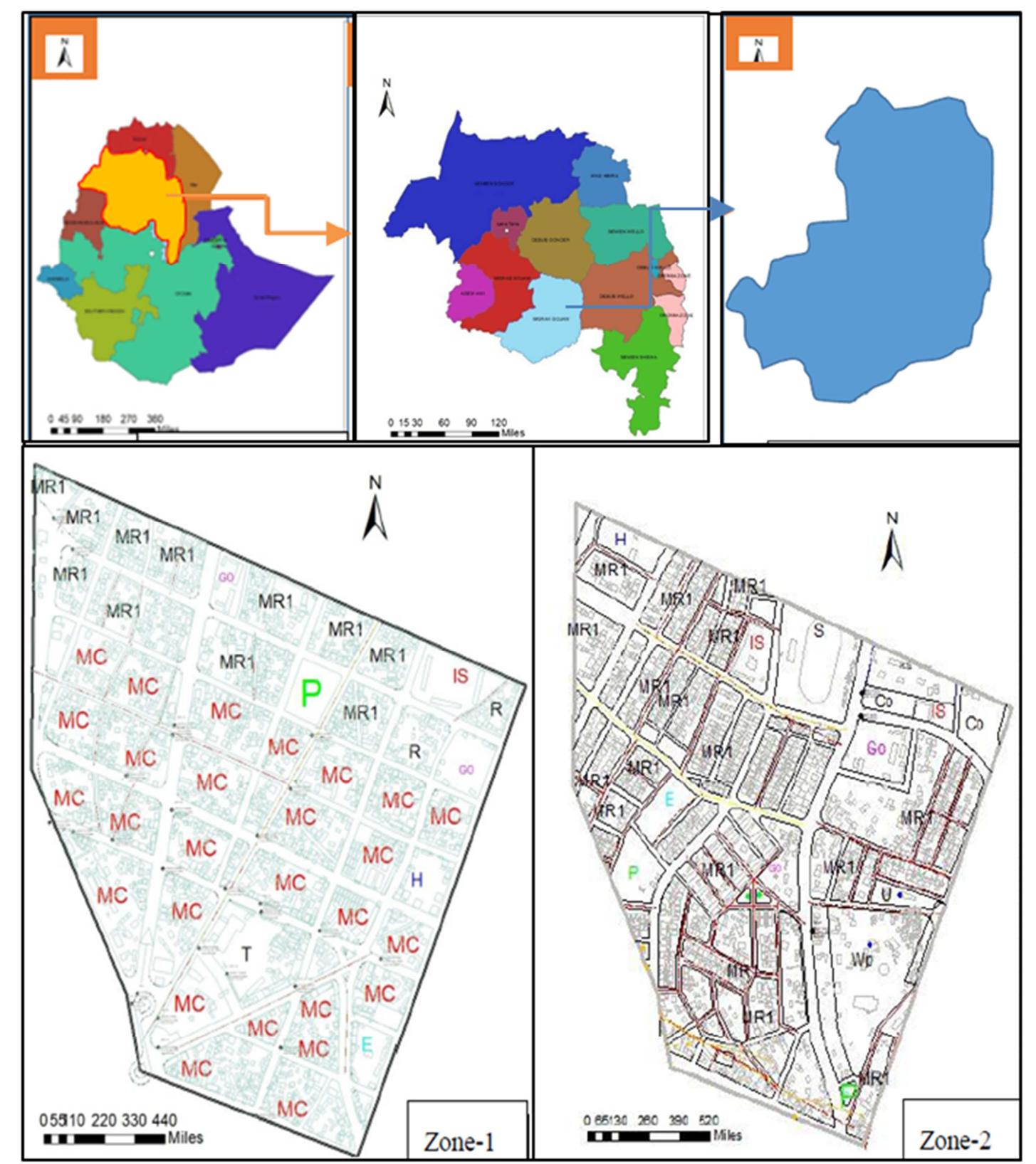 Study area map. multiple linear regression (mlm) model was