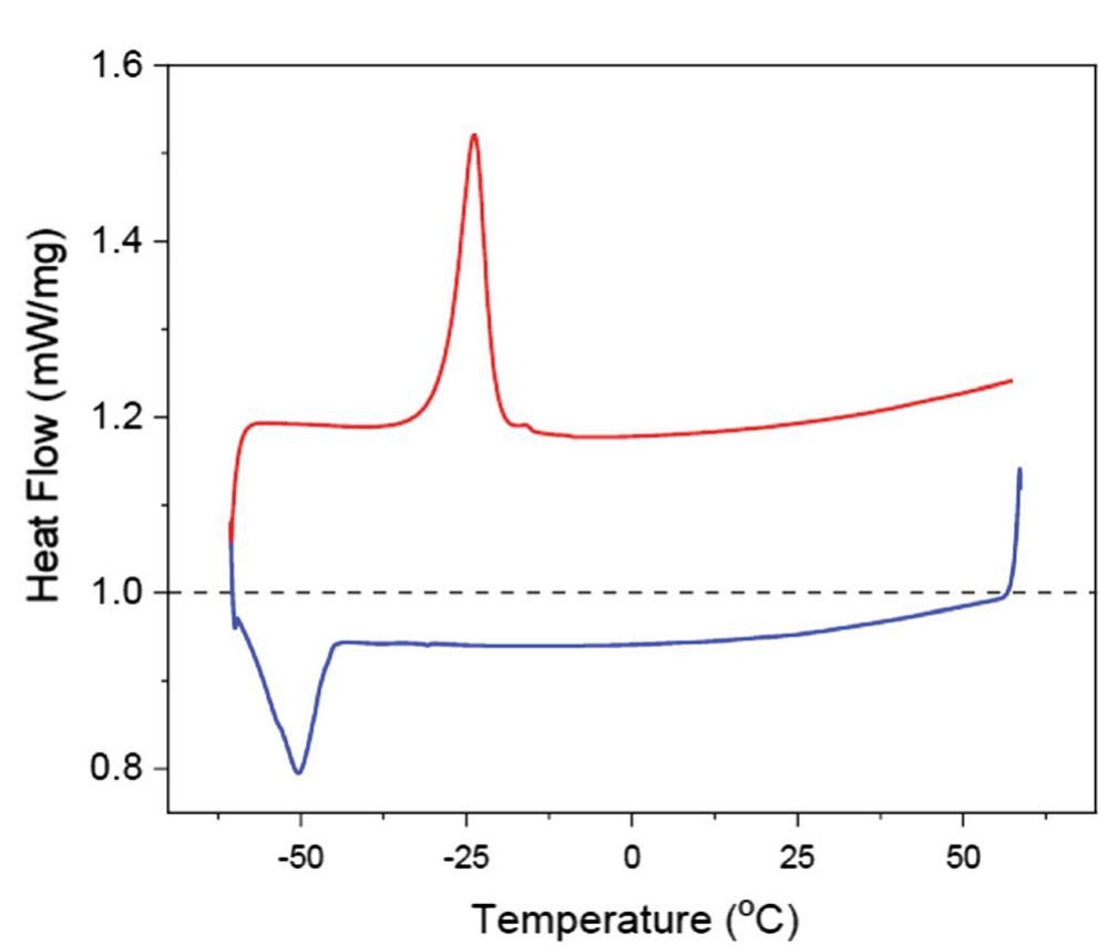 Differential scanning calorimetry (dsc) test result