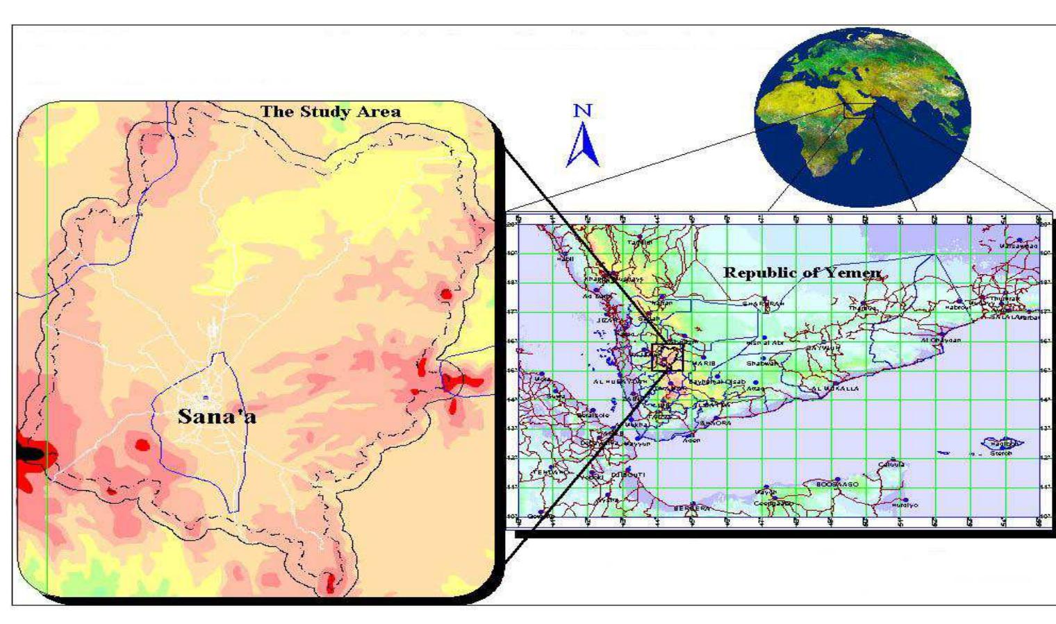 (1) location map of yemen indicating the sana’a city site
