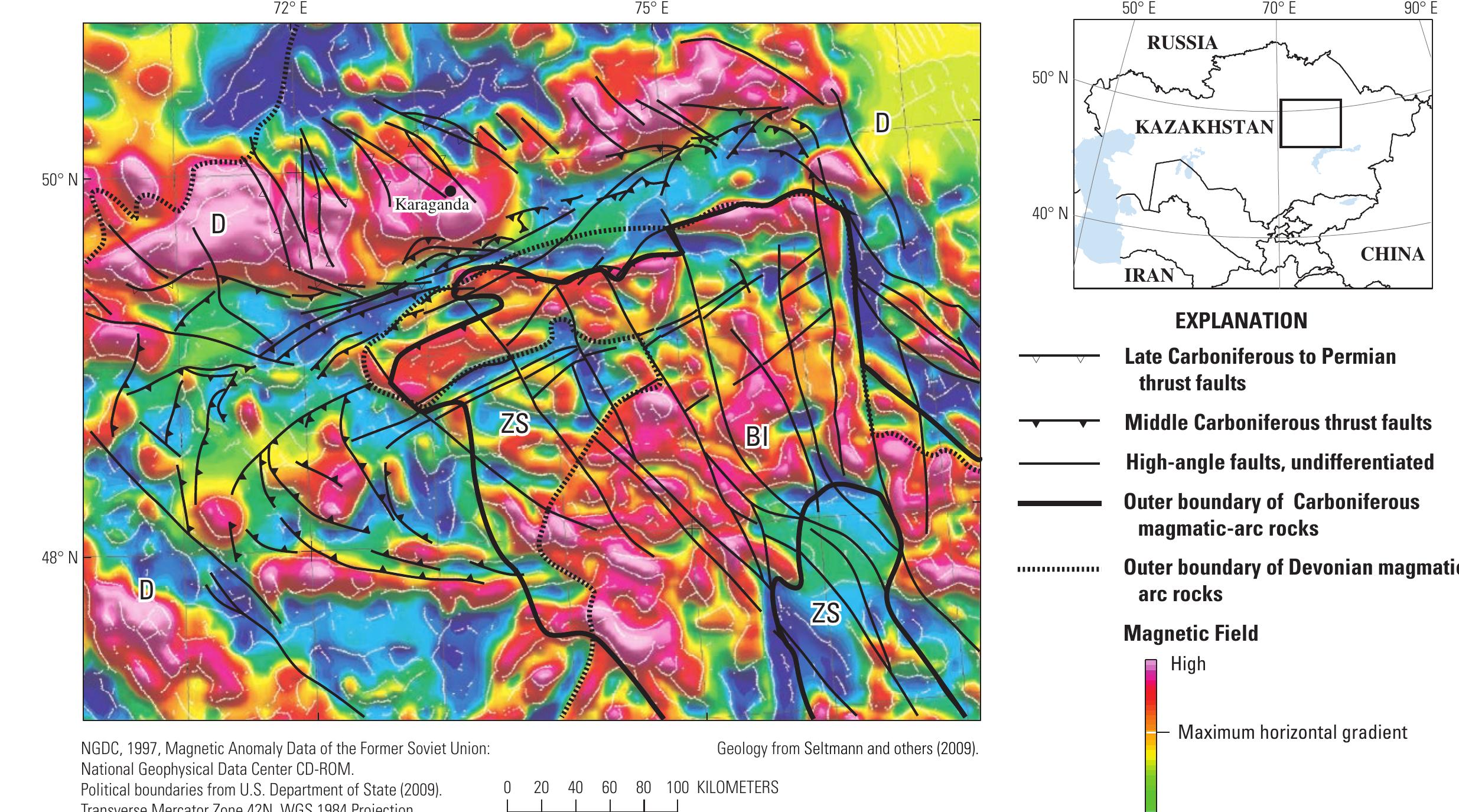 -37. reduced-to-pole aeromagnetic map of the spasski fold