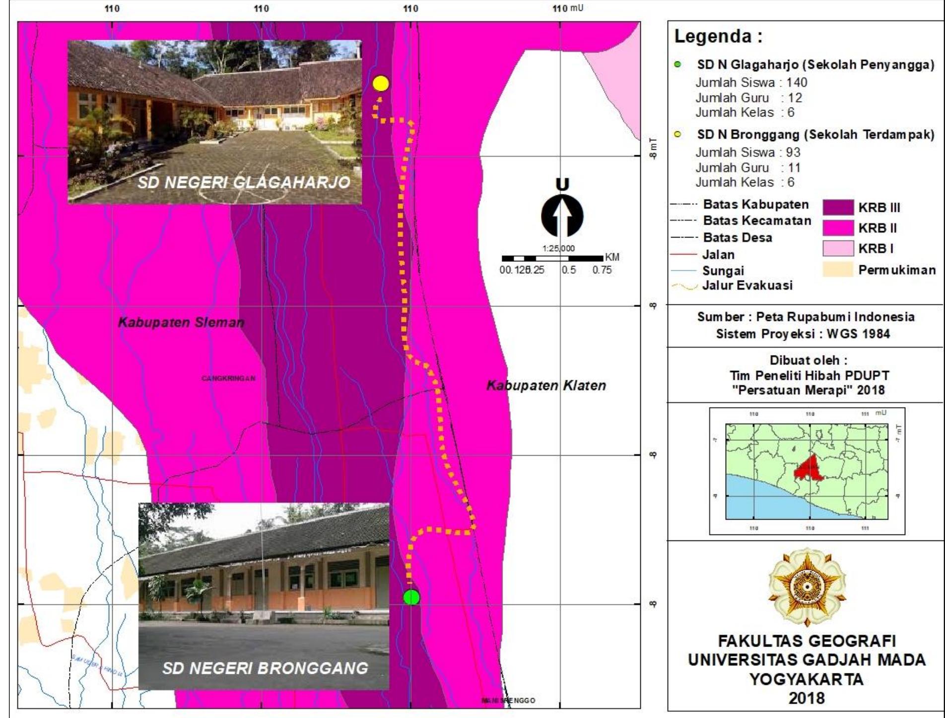 Evacuation roadmap of sdn gagaharjo to sdn bronggang in