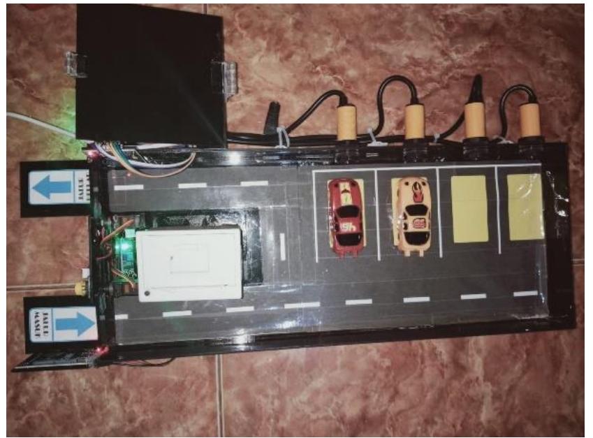 Gambar 19. objek terdeteksi sensor pada tahap ini merupakan