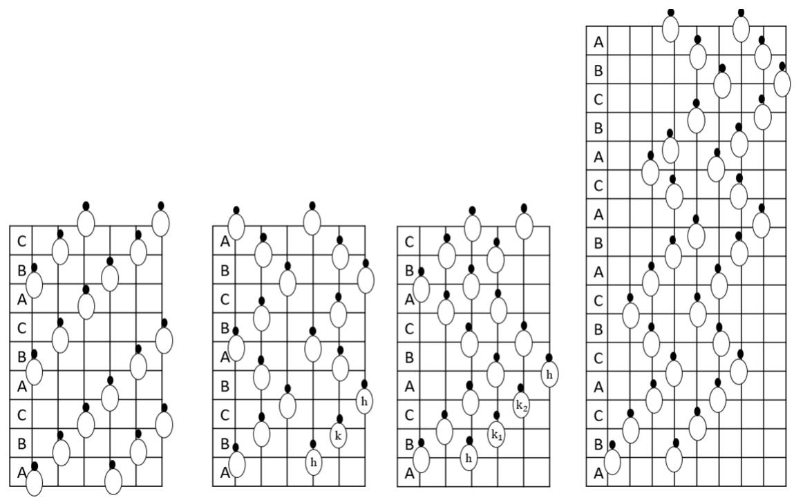 Structure of both alpha and beta silicon carbide. even
