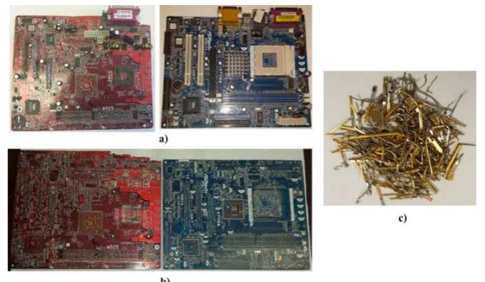 After that, manual disassemble of every pin in the pcb’s was