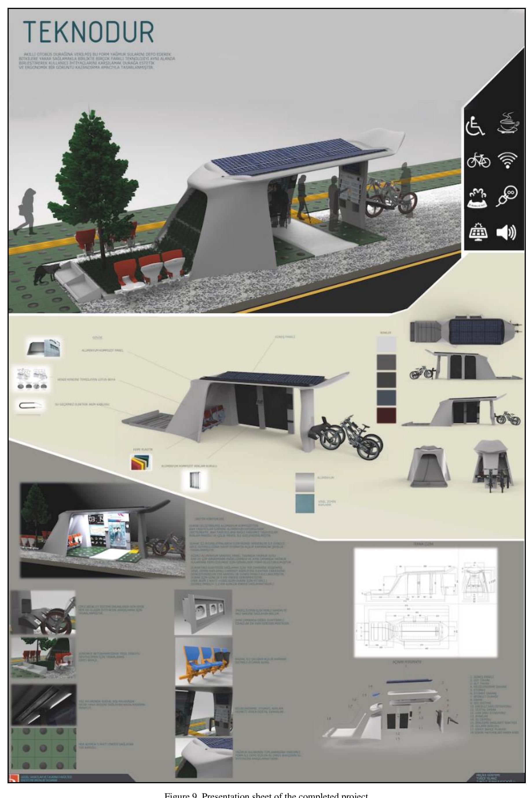 Figure 9 - Design of Sustainable Smart Bus Station; Case