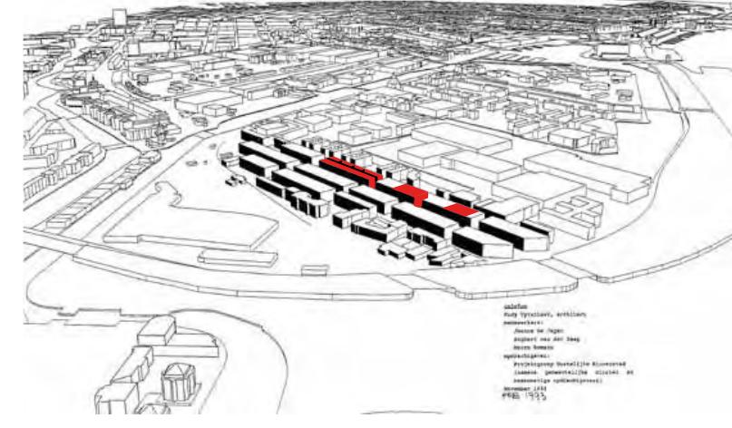 The marked blocks n4o and the two residential blocks n41 in