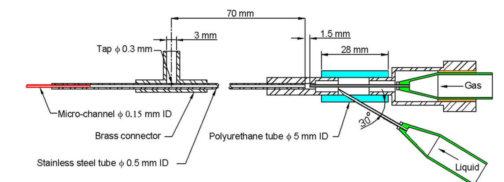 Schematic diagram of mixing chamber. fig. 1. schematic