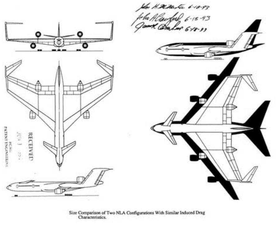 C-wing transport aircraft concept [boeing].