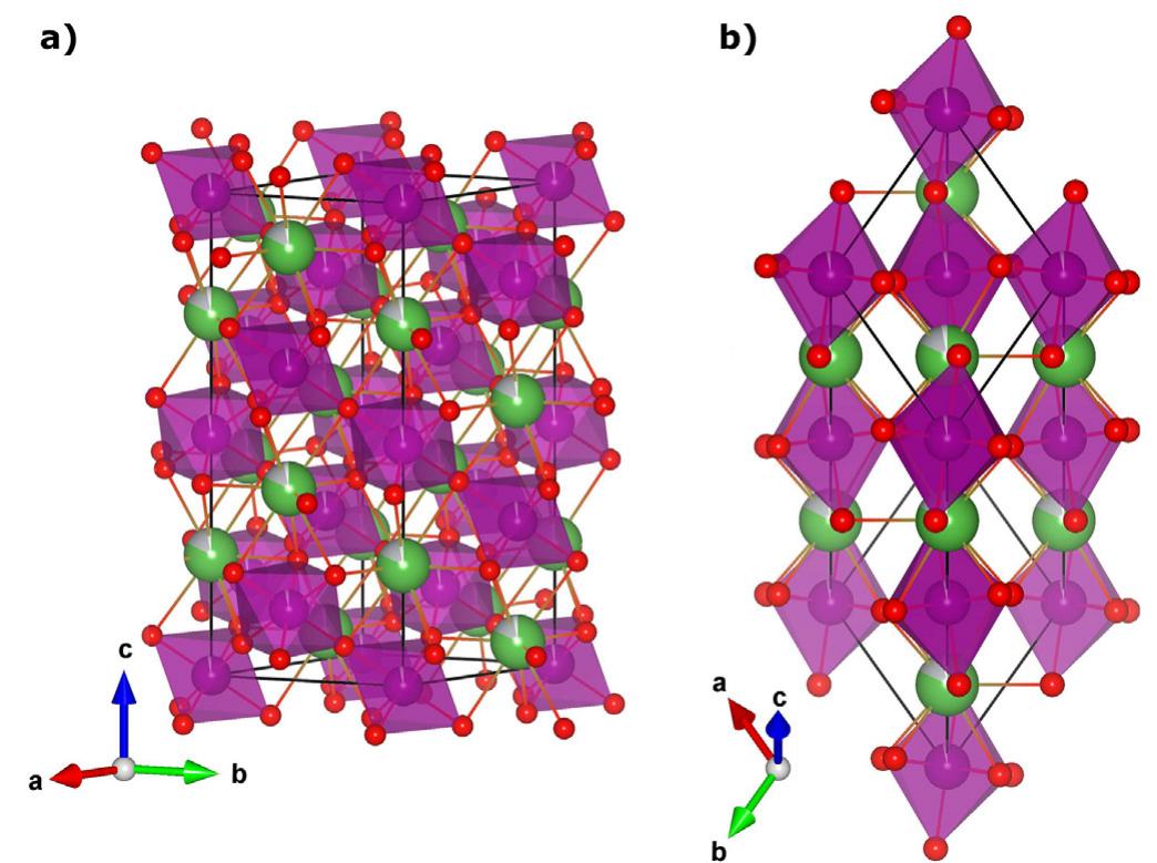 (a) structural model of the rhombohedral phase of lay ssag,