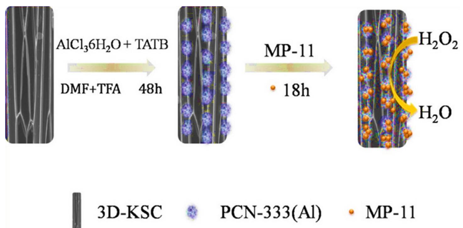 Schematic illustration of the stepwise fabrication process