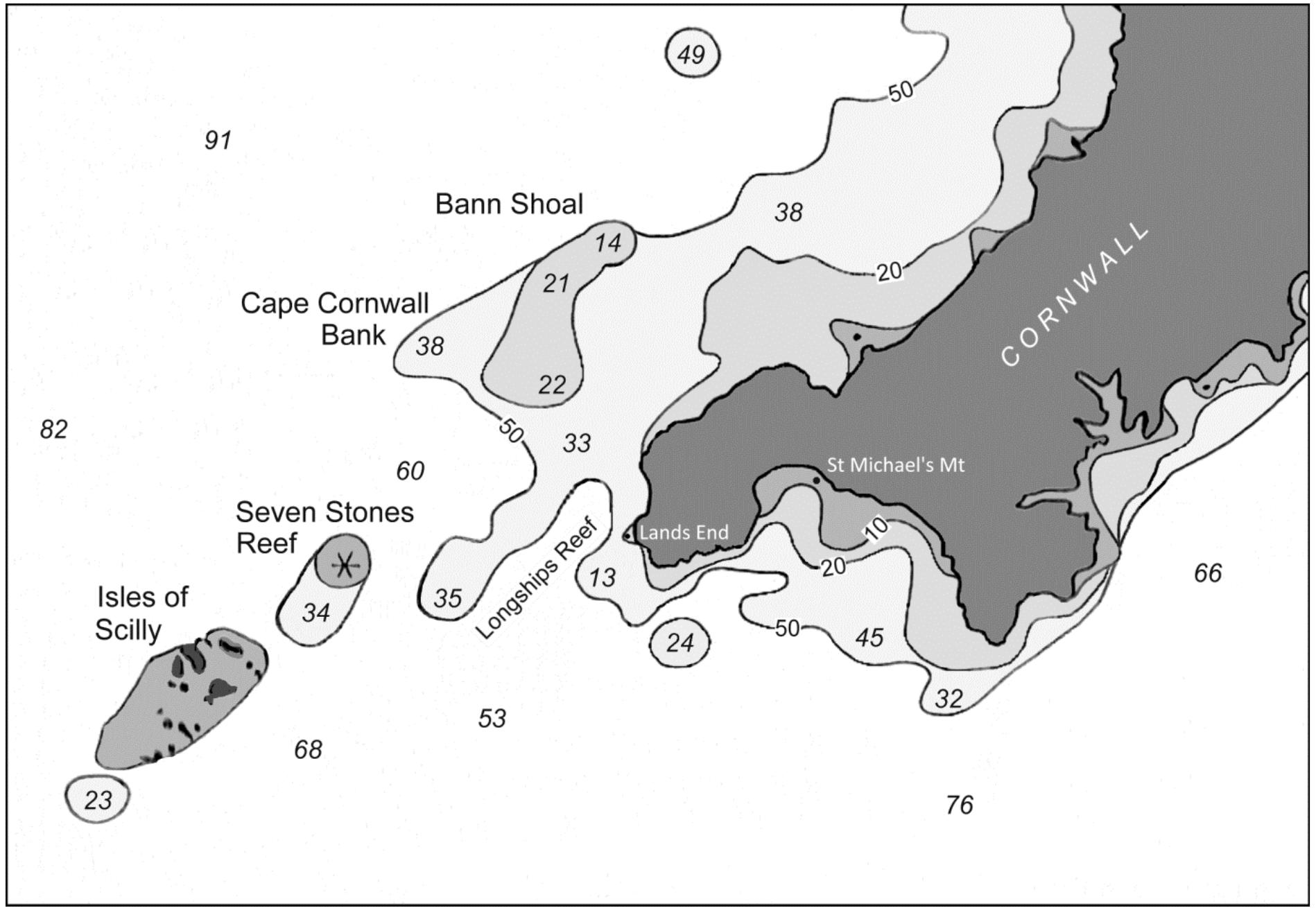 Figure 1 - from Lyonesse - Lost (Submerged off the Cornish