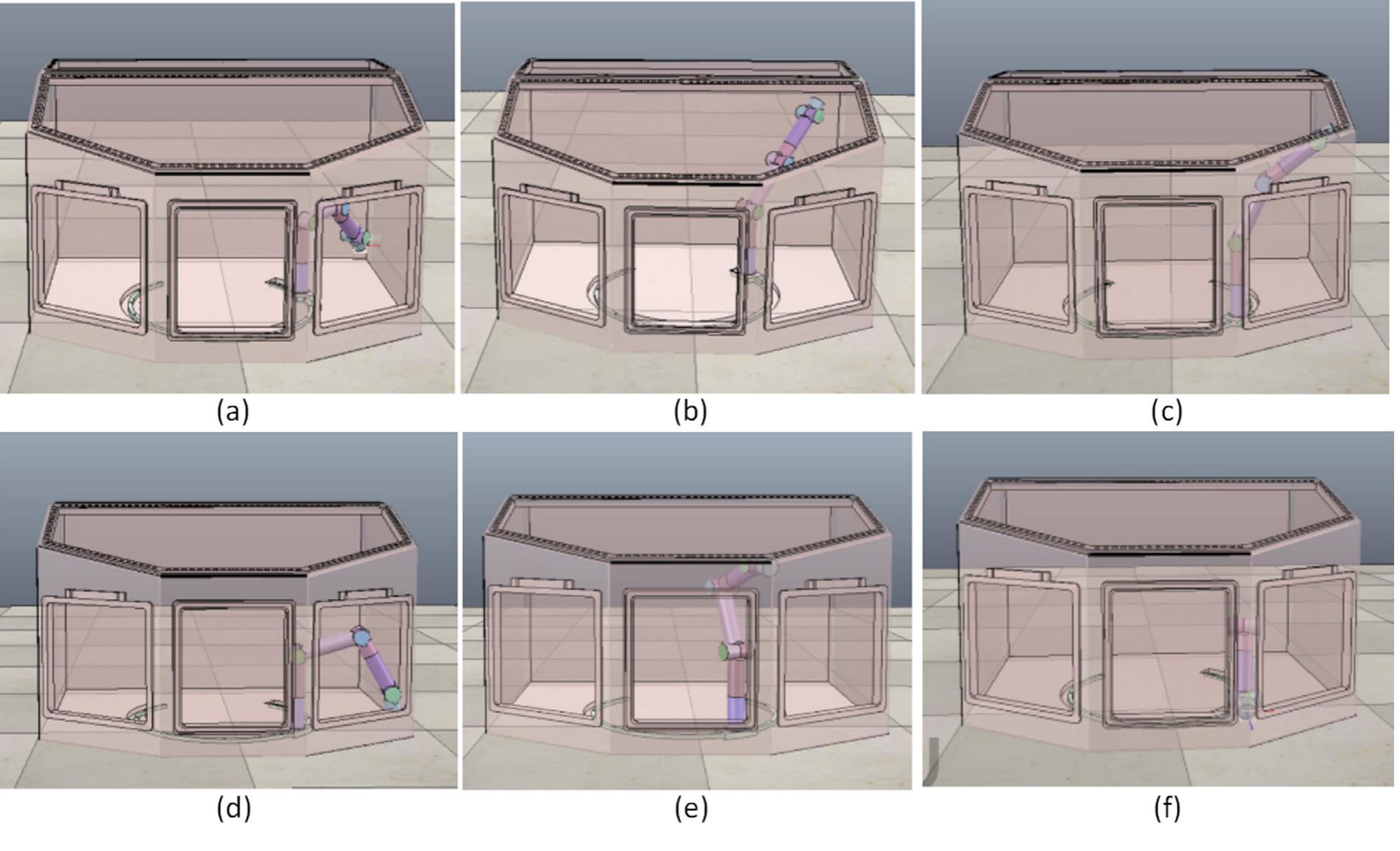 Schematic diagram of inverse kinematics of the limit points.